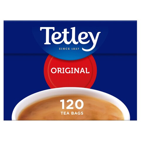 Tetley Original 120 Teabags 375G - Tesco Groceries