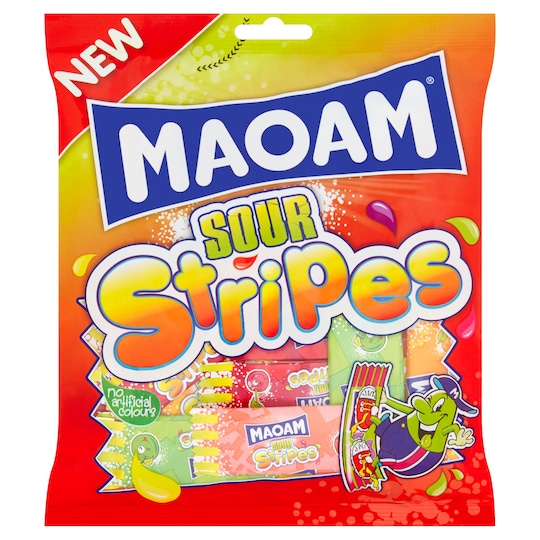 Maoam Sour Stripes 200g - Tesco Groceries