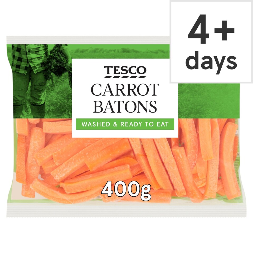 Tesco Carrot Batons 400G - Tesco Groceries