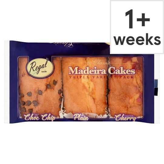Regal Madeira Cakes Triple Value Pack 3 Pieces - Tesco Groceries