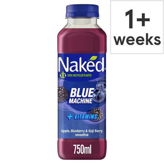 Naked Blue Machine Smoothie 750Ml - Tesco Groceries