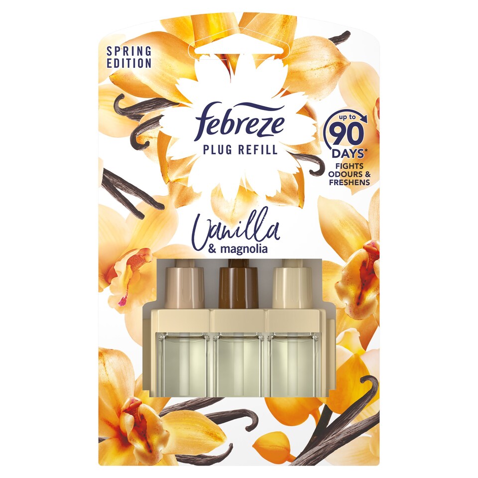 Febreze Air Freshener 3Volution Plug In Refill Vanilla & Cookie 20Ml ...