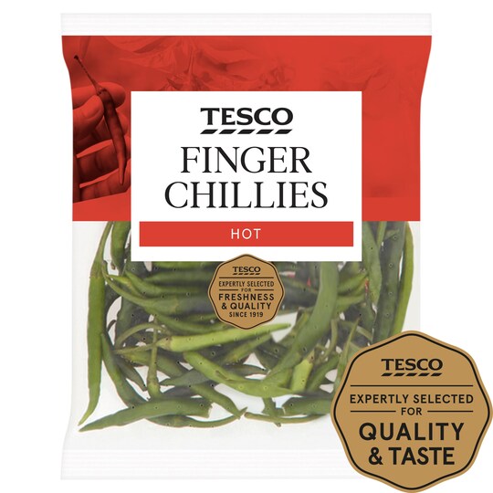 Tesco Finger Chillies 80G - Tesco Groceries