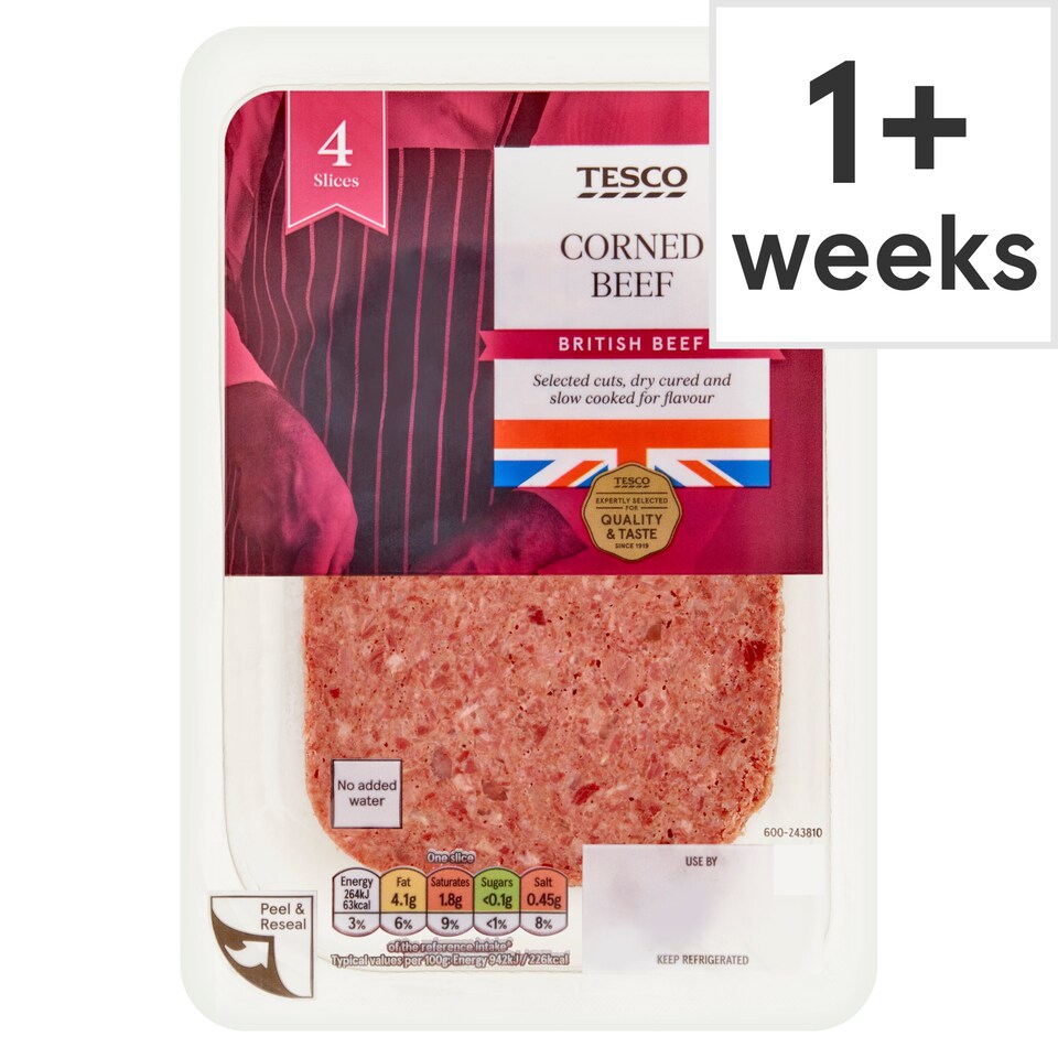 Tesco British Corned Beef 110g - Tesco Groceries