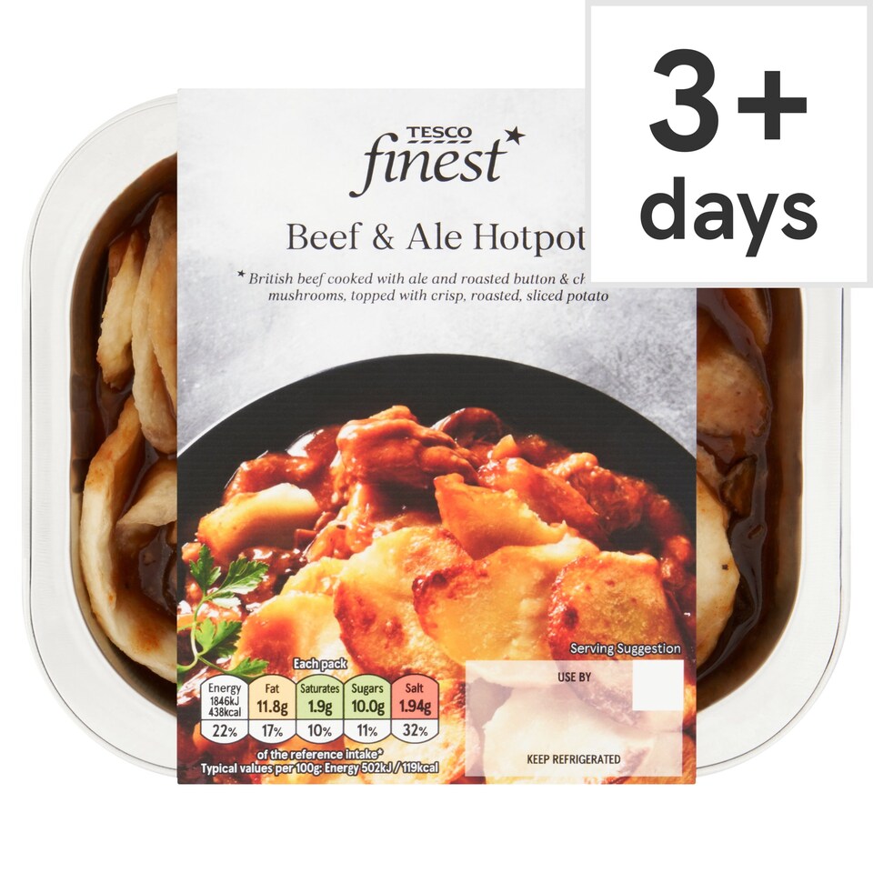Tesco Finest Beef & Ale Hotpot 400g - Tesco Groceries