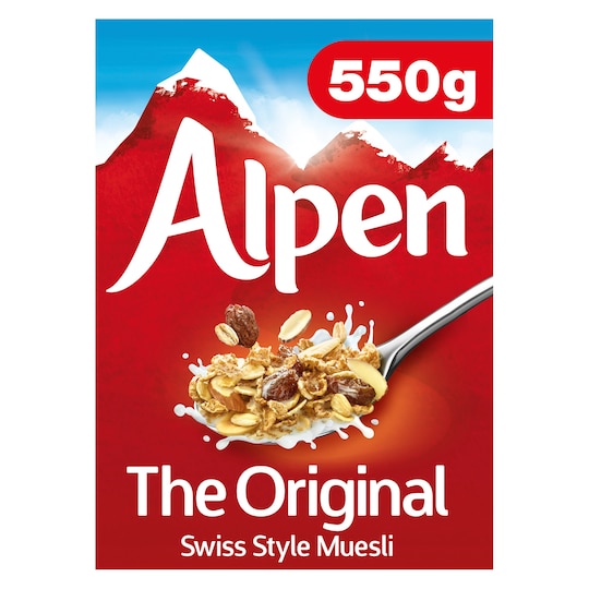 Alpen The Original Swiss Style Muesli 550G - Tesco Groceries