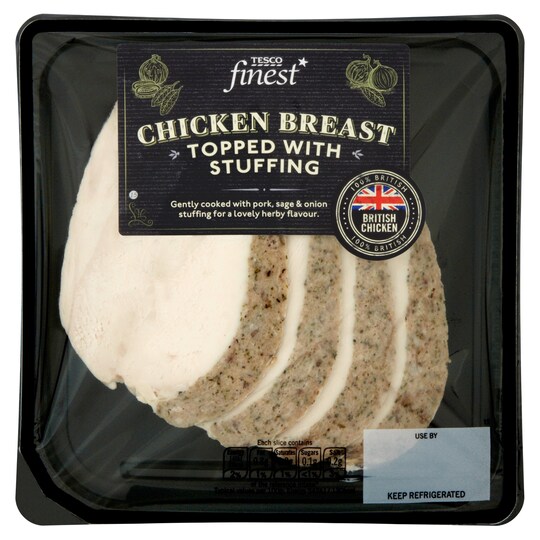 Tesco Finest British Chicken Breast With Stuffing 120G - Tesco Groceries