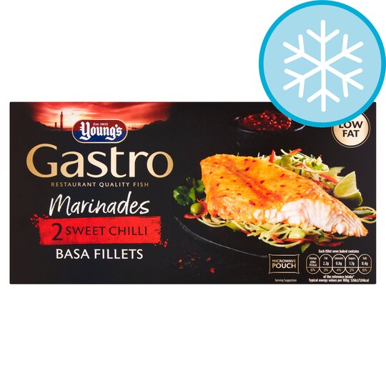Youngs Gastro Marinade Sweet Chilli Basa Fillets X2 - Tesco Groceries