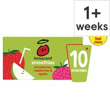 Innocent Kids Strawberry Raspberry & Apple 10X150ml - Tesco Groceries