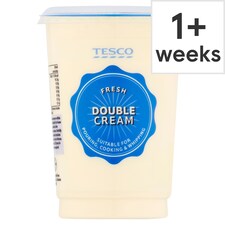 Tesco Fresh Double Cream 500Ml - Tesco Groceries