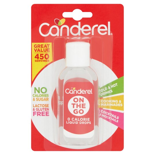 Canderel On The Go Liquid Sweetener 50Ml - Tesco Groceries