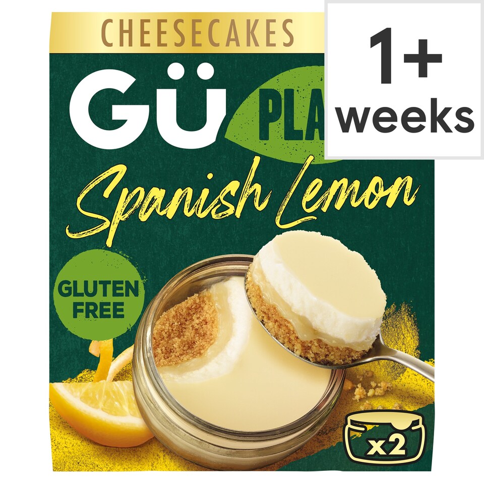 Gu Free From Lemon Cheesecakes 2X92g - Tesco Groceries