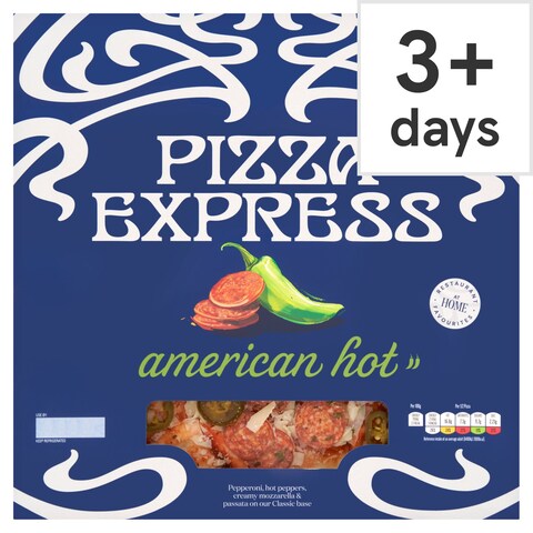 Pizza Express Classic American Hot 385g - Tesco Groceries