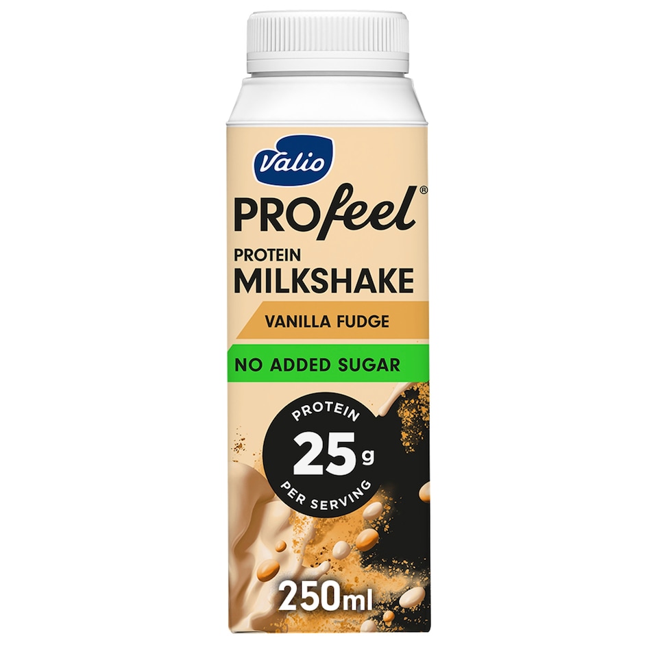 Valio PROfeel Protein Vanilla Fudge Milkshake 250ml - Tesco Groceries