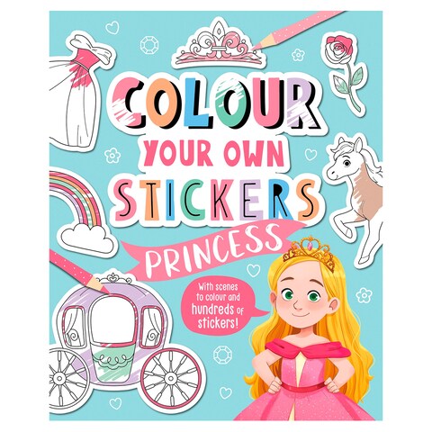 Colour Your Own Stickers Princess - Tesco Groceries