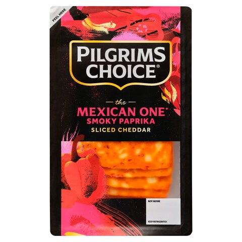 Pilgrims Choice The Mexican One Smoky Paprika Sliced Cheese 150g ...
