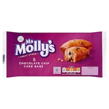 Ms Molly's Chocolate Chip Cake Bars 5 Pack - Tesco Groceries
