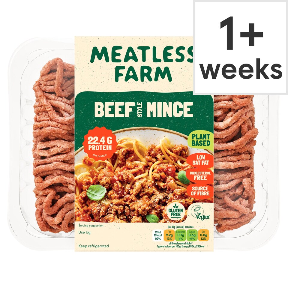 The Meatless Farm Plant Based Mince 350G - Tesco Groceries