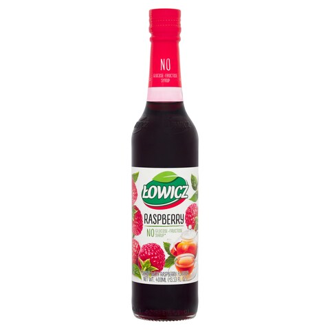 Lowicz Raspberry Syrup 400Ml - Tesco Groceries