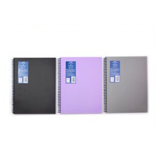 Tesco A4 Wiro Notebook 160 Pages Assorted - Tesco Groceries