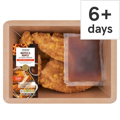 Tesco Waffle and Maple Chicken Tenders 335g - Tesco Groceries