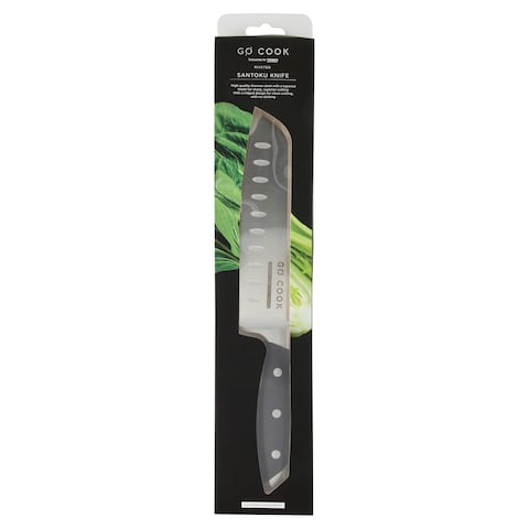 Go Cook Riveted Santoku Knife - Tesco Groceries