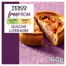 Tesco Free From Quiche Lorraine 160G - Tesco Groceries