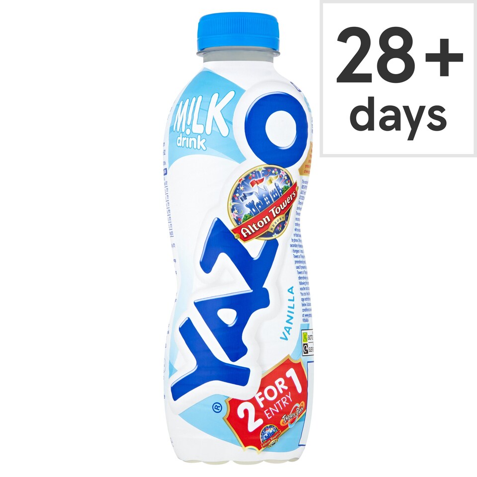 Yazoo Vanilla Milk 400Ml - Tesco Groceries