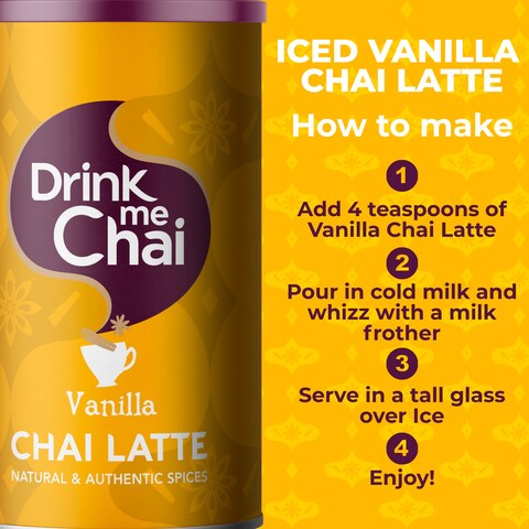 Drink Me Chai Vanilla Chai Latte 250g - Tesco Groceries
