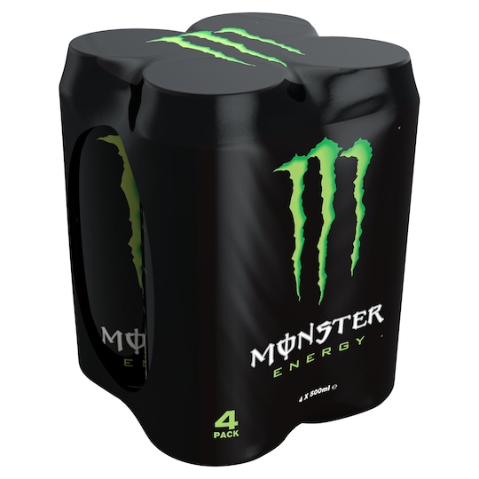 Monster Origin Energy Drink 4 X 500Ml - Tesco Groceries
