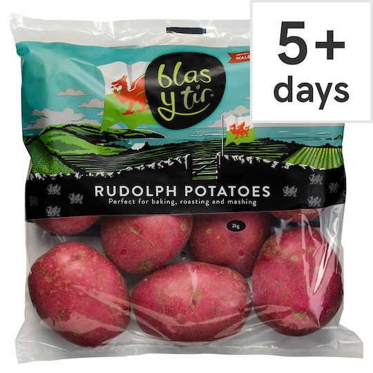 Blas Y Tir Rudolph Potatoes 2Kg - Tesco Groceries