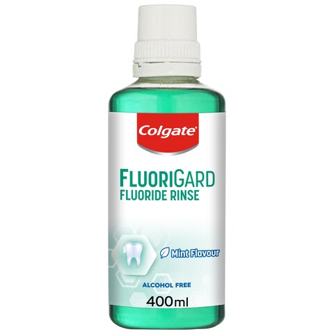 Colgate FluoriGard Daily Rinse Mouthwash Alcohol Free 400ml - Tesco ...