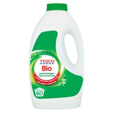 Tesco Biological Liquid Detergent Super Concentrated 1.8L 60W - Tesco ...