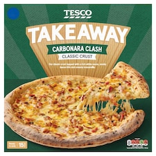 Tesco Takeaway Carbonara Classic Crust Pizza 428g - Tesco Groceries