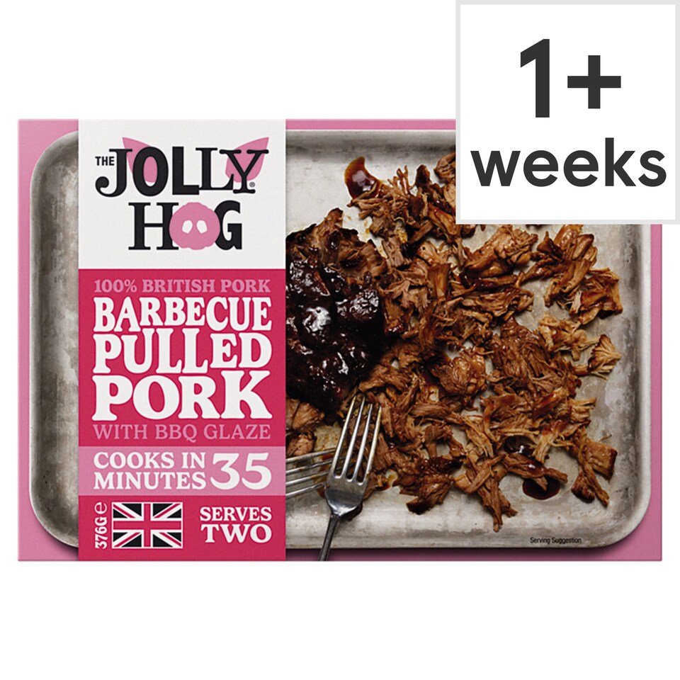 The Jolly Hog Bbq Pulled Pork 376G - Tesco Groceries