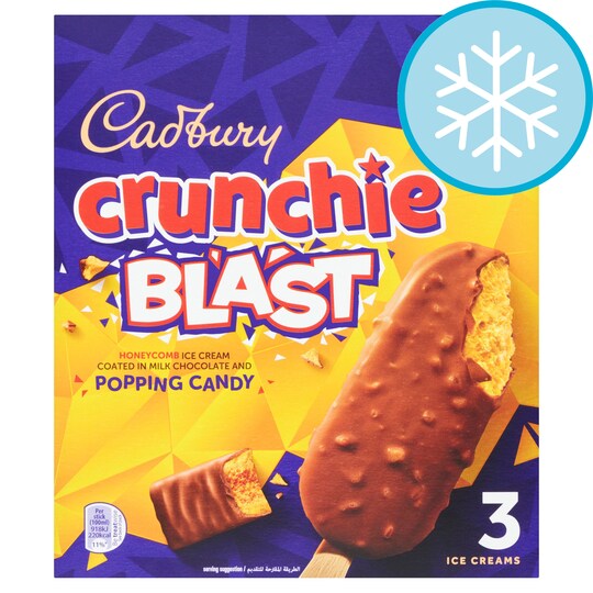 Cadbury Crunchie Blast 3 X 100Ml - Tesco Groceries