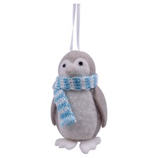 Tesco Penguin Blue Scarf Hanging Decoration - Tesco Groceries