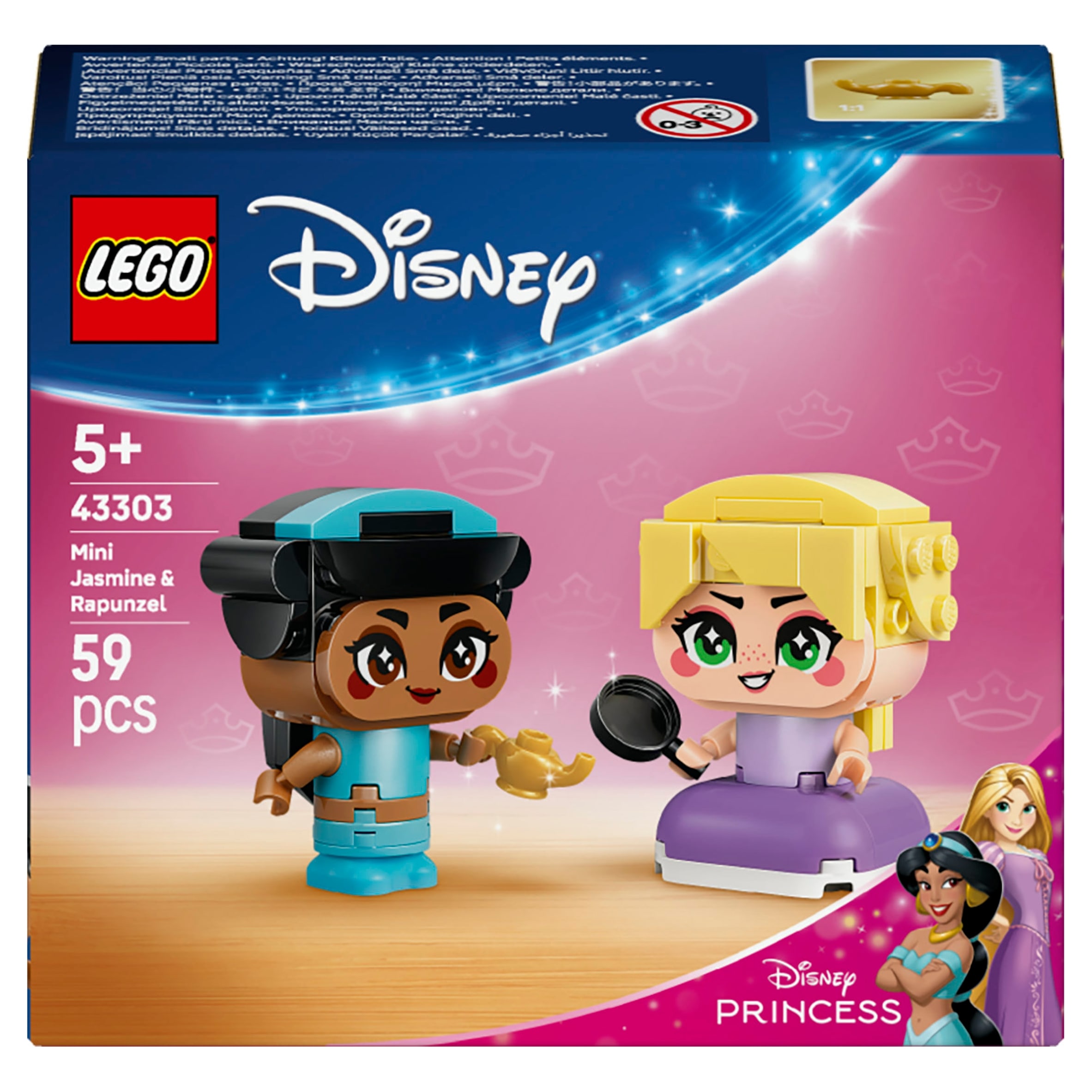 LEGO Disney 43303 Mini Jasmine & Rapunzel - Tesco Groceries