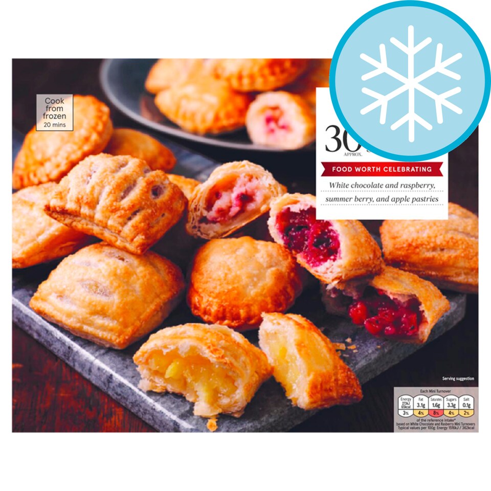 Tesco 30 Sweet Mini Pastry Seln 800g - Tesco Groceries