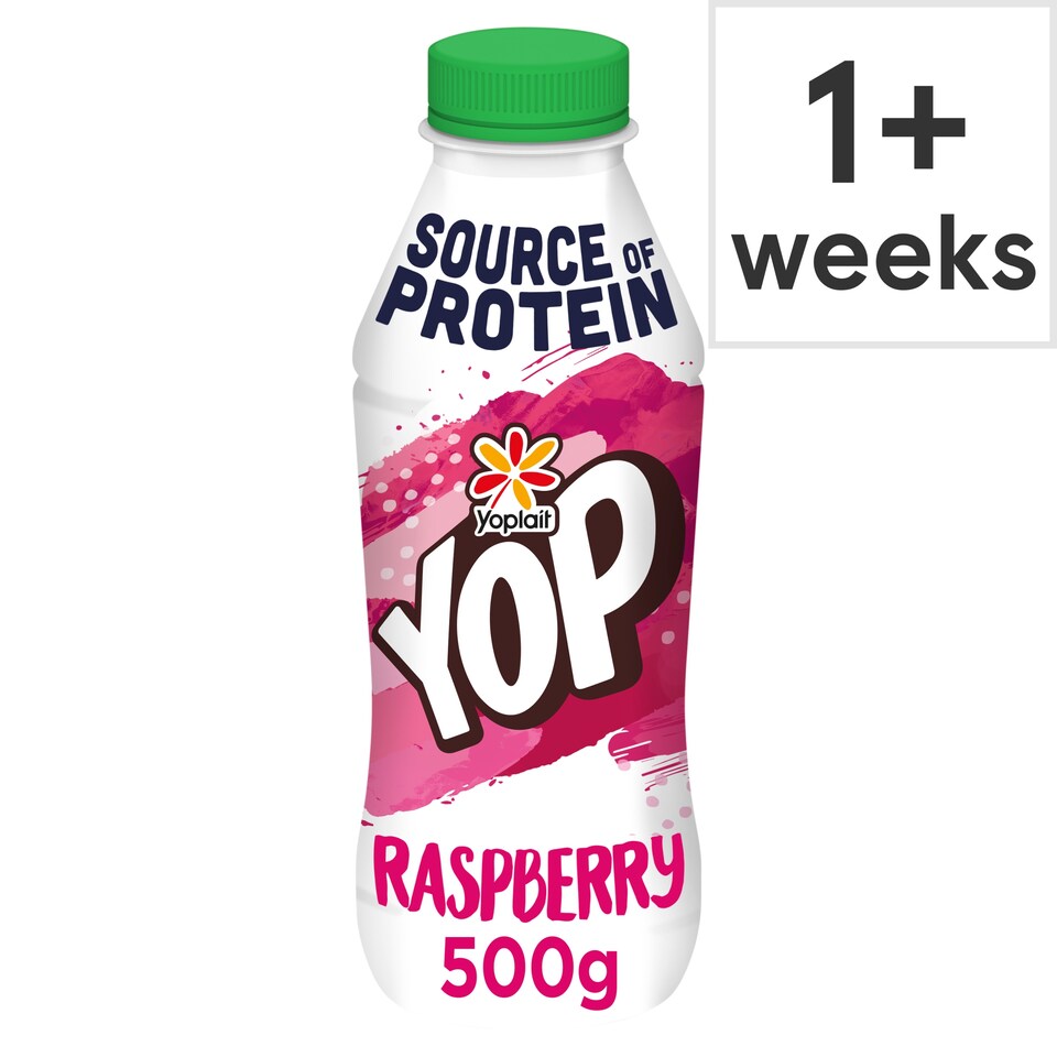 Yop Raspberry Yoghurt Drink 500g - Tesco Groceries