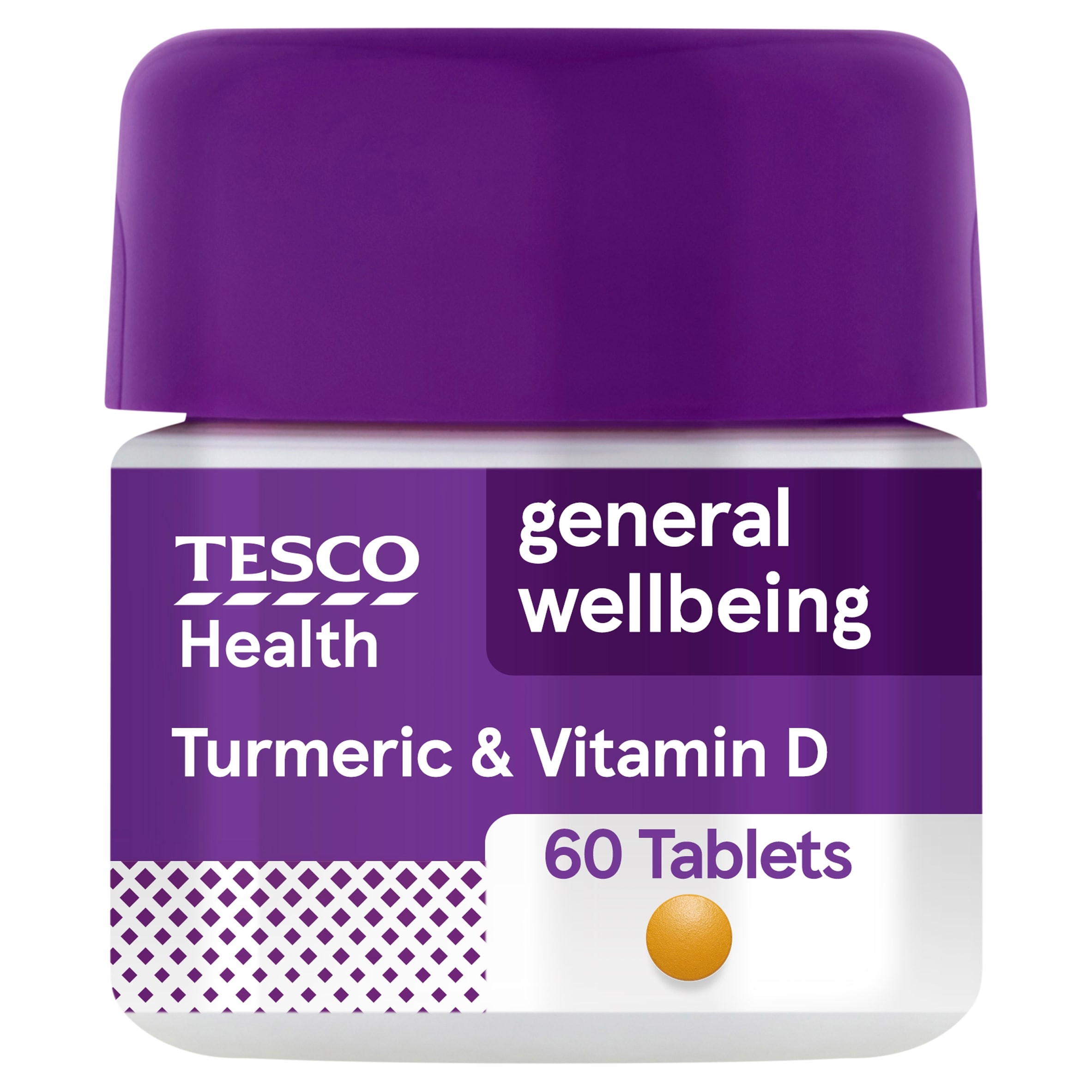 Tesco Health Turmeric & Vitamin D Tablets 60s - Tesco Groceries