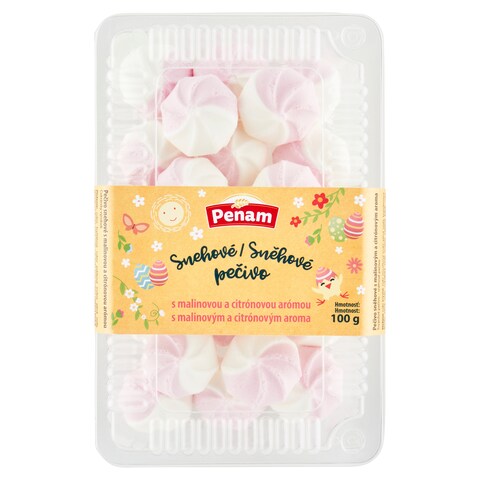 Penam Snow Pastry with Raspberry and Lemon Aroma 100 g - Tesco Groceries