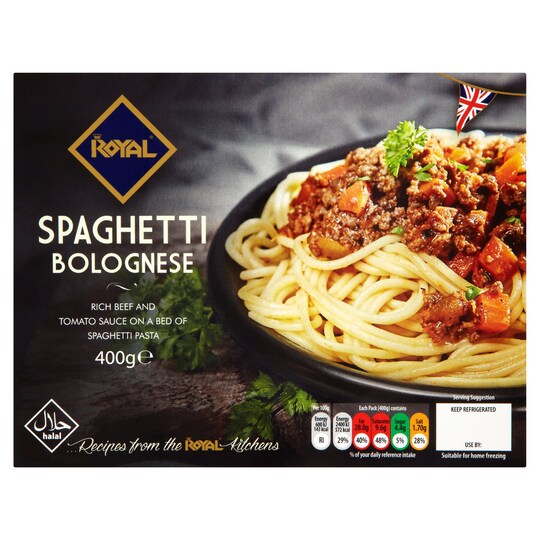 Royali Spaghetti Bolognese 400G - Tesco Groceries