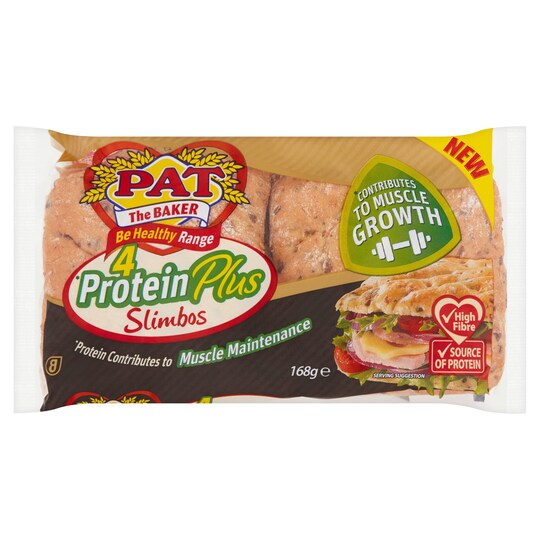 Pat The Baker 170G Hi Protein Slimbo (4Pk) - Tesco Groceries