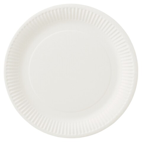 Tesco Paper Plates White 23Cm 50 Pack - Tesco Groceries