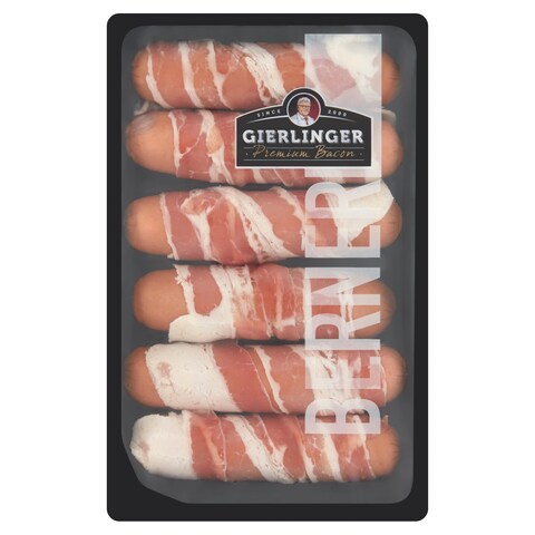 Gierlinger Premium Bacon Cheese Hot Dogs Wrapped in Bacon 300 g - Tesco ...
