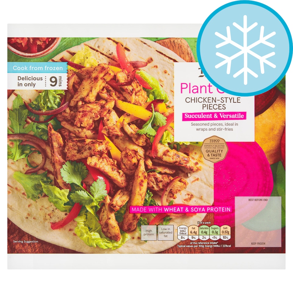 Tesco Plant Chef Chicken-Style Pieces 300G - Tesco Groceries