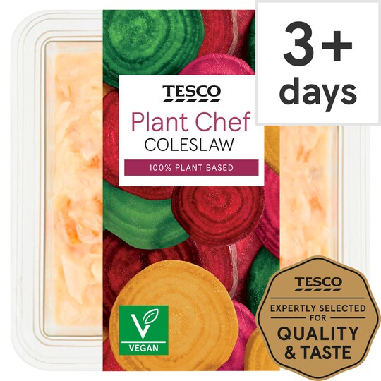 Tesco Plant Chef Coleslaw 250G - Tesco Groceries