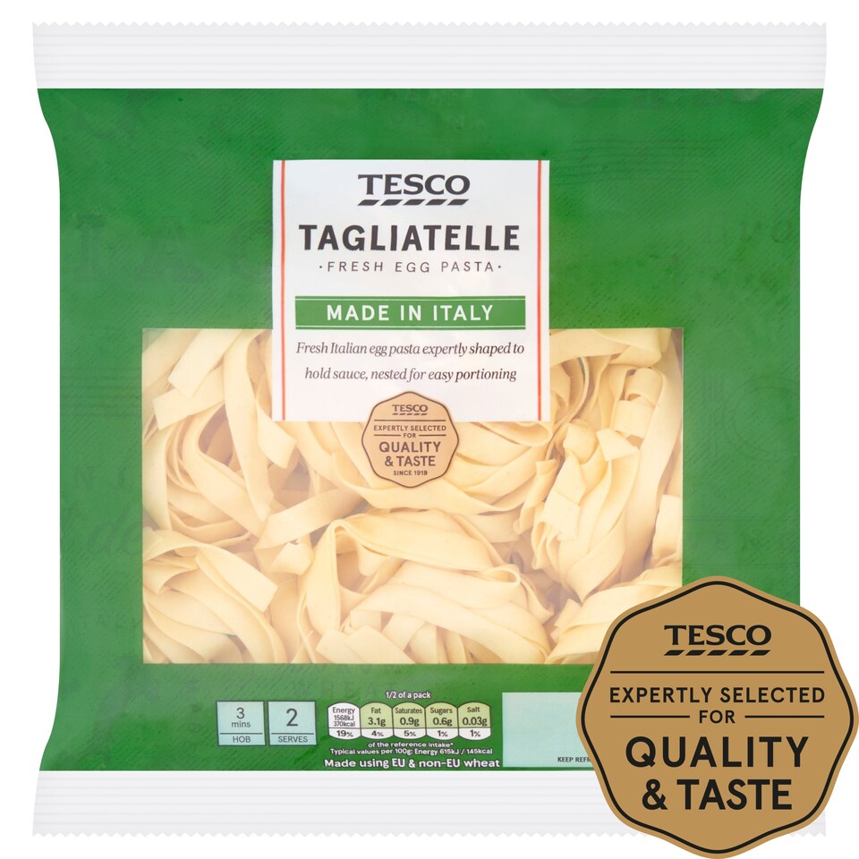Tesco Fresh Tagliatelle Nests 300g - Tesco Groceries