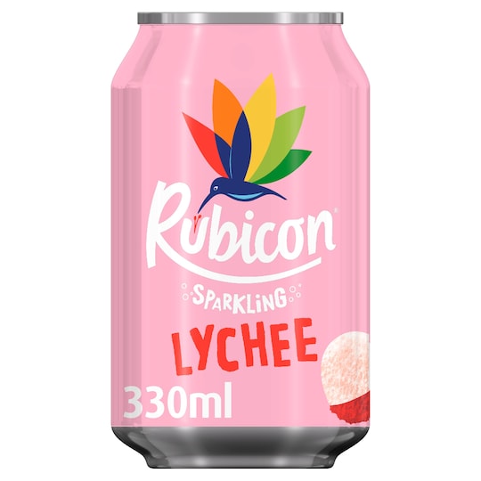 Rubicon Sparkling Lychee Juice Drink 330Ml - Tesco Groceries